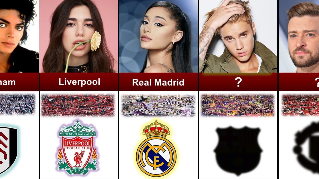 Celebrities and their favorite team - YouTube