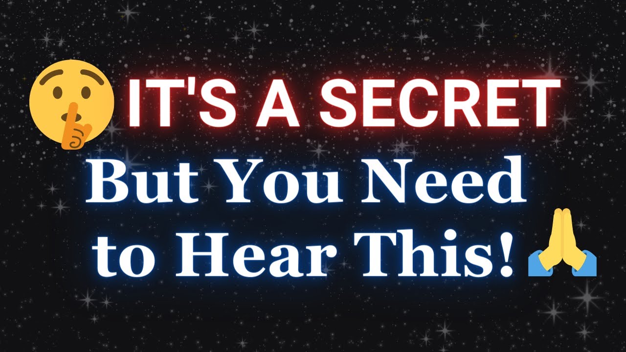 🤫Ssshh... It's a SECRET But You Need to Hear This! 🤯 | God Message ...