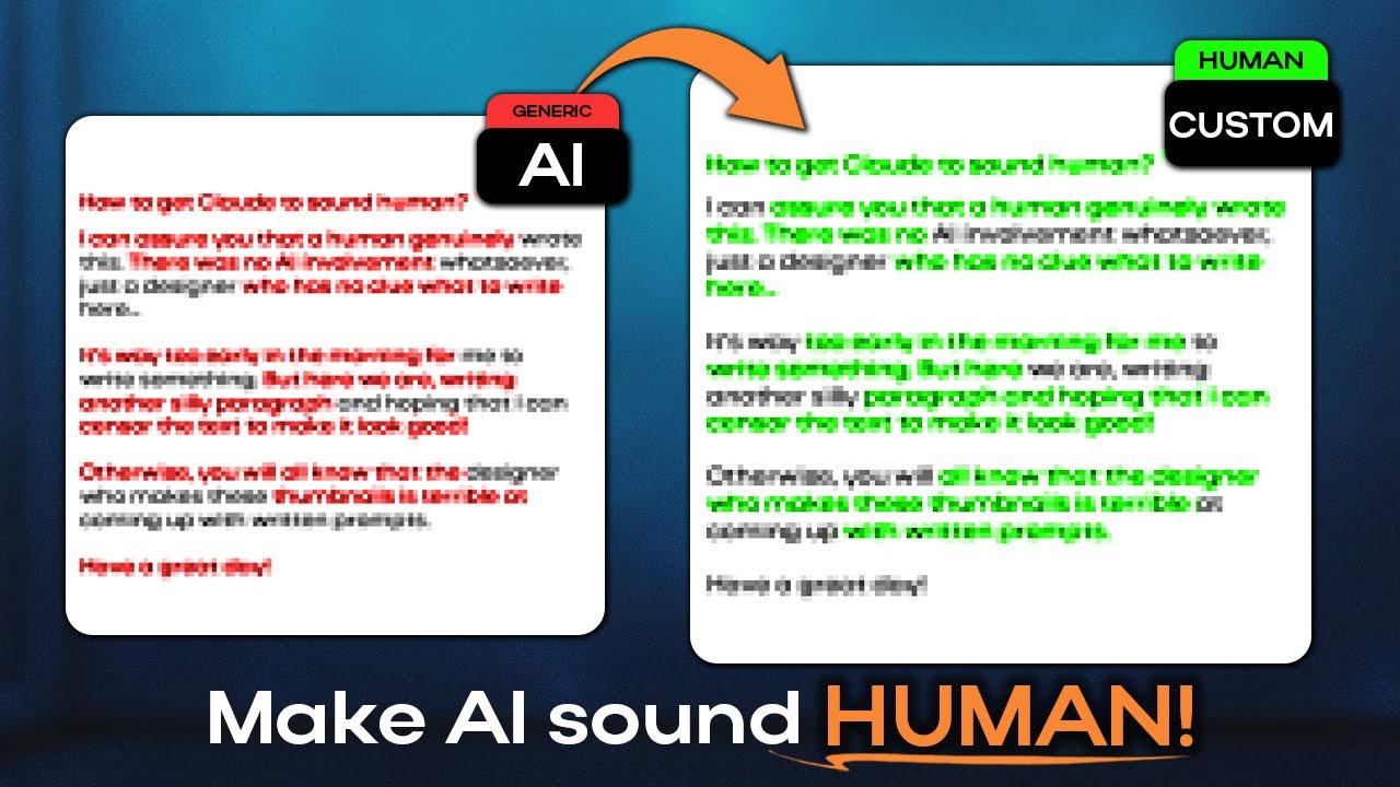 How to Make AI Write in Your Voice (Claude + ChatGPT Guide) - YouTube