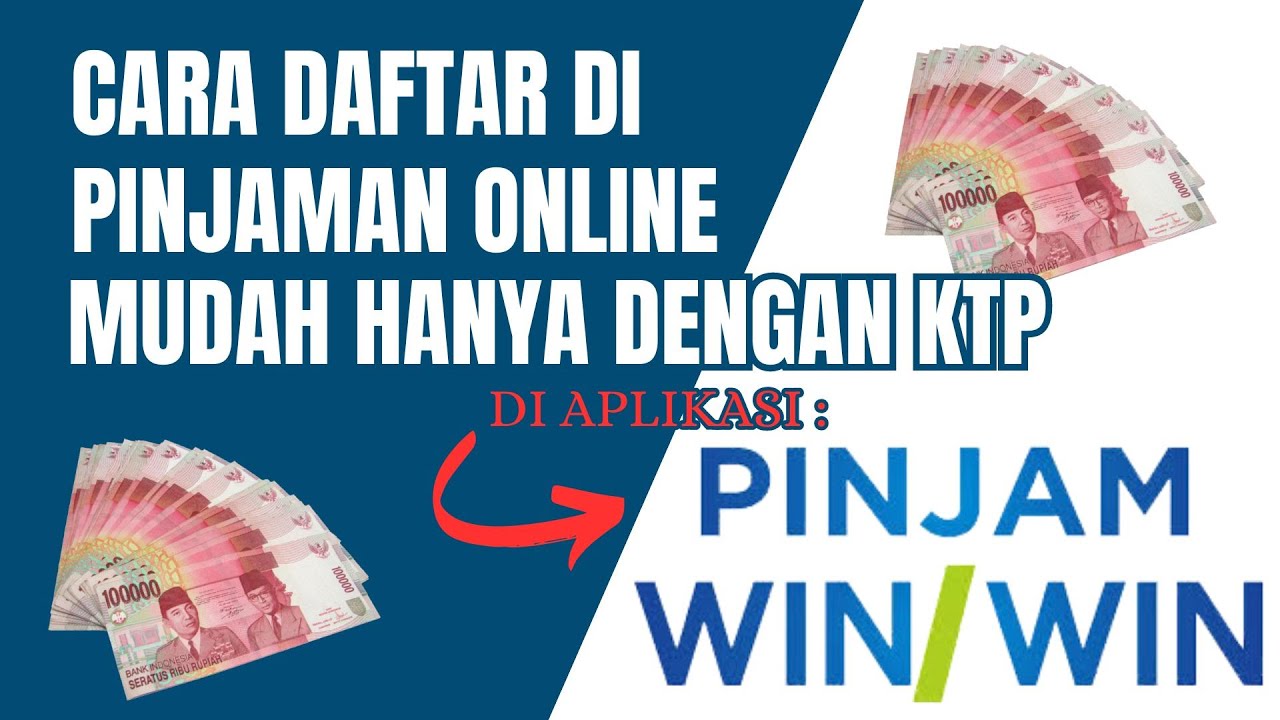 CARA DAFTAR PINJAMAN ONLINE DI APLIKASI PINJAM WINWIN | PINJOL | PINJAM WINWIN - YouTube