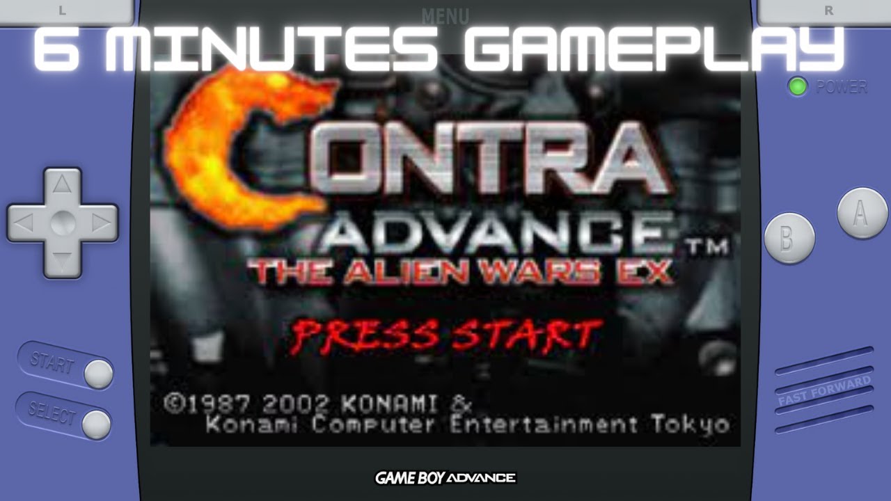 Contra Advance The Alien Wars EX for GBA (GAMEPLAY) - YouTube