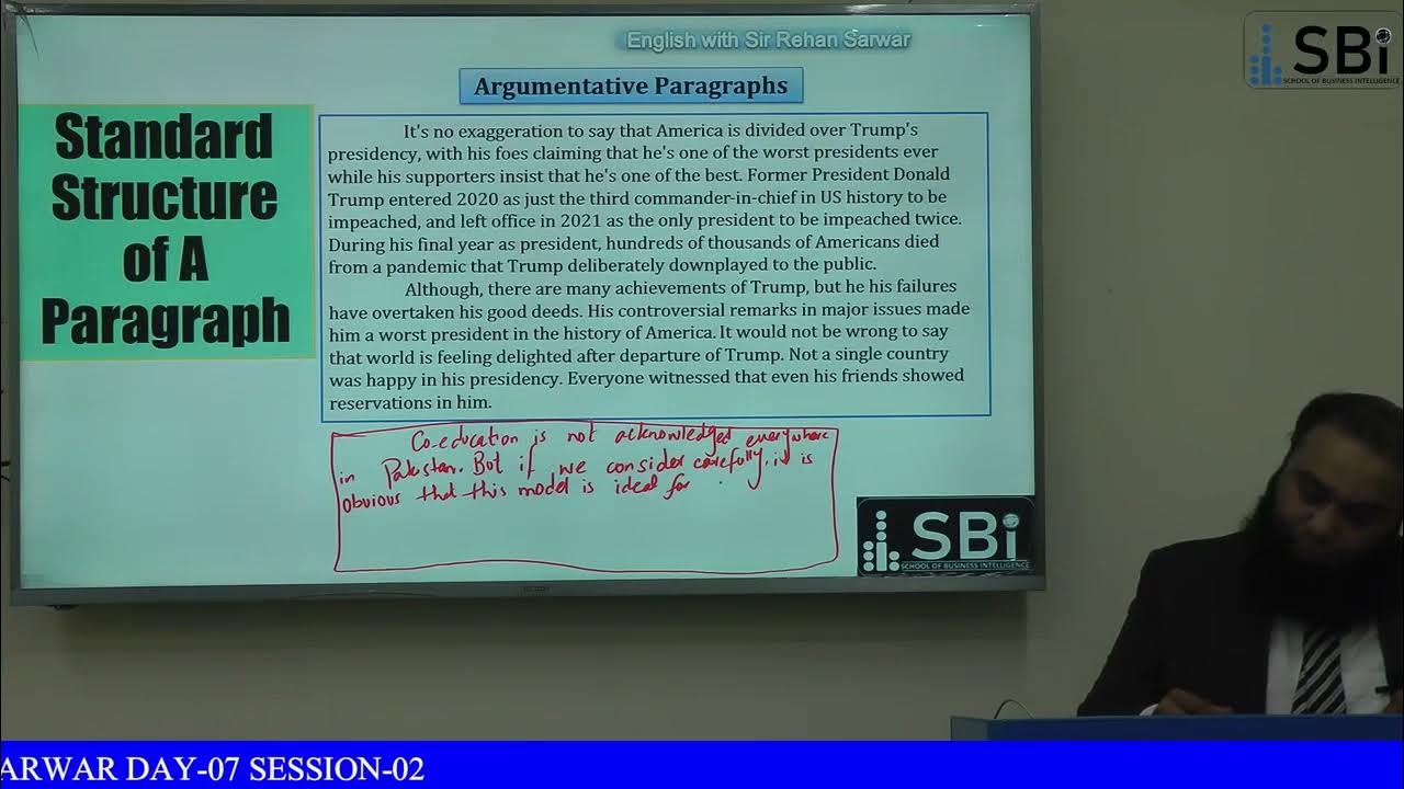 PRC 01 BWCS BY SIR REHAN SARWER DAY 7 SESSION 2 - YouTube