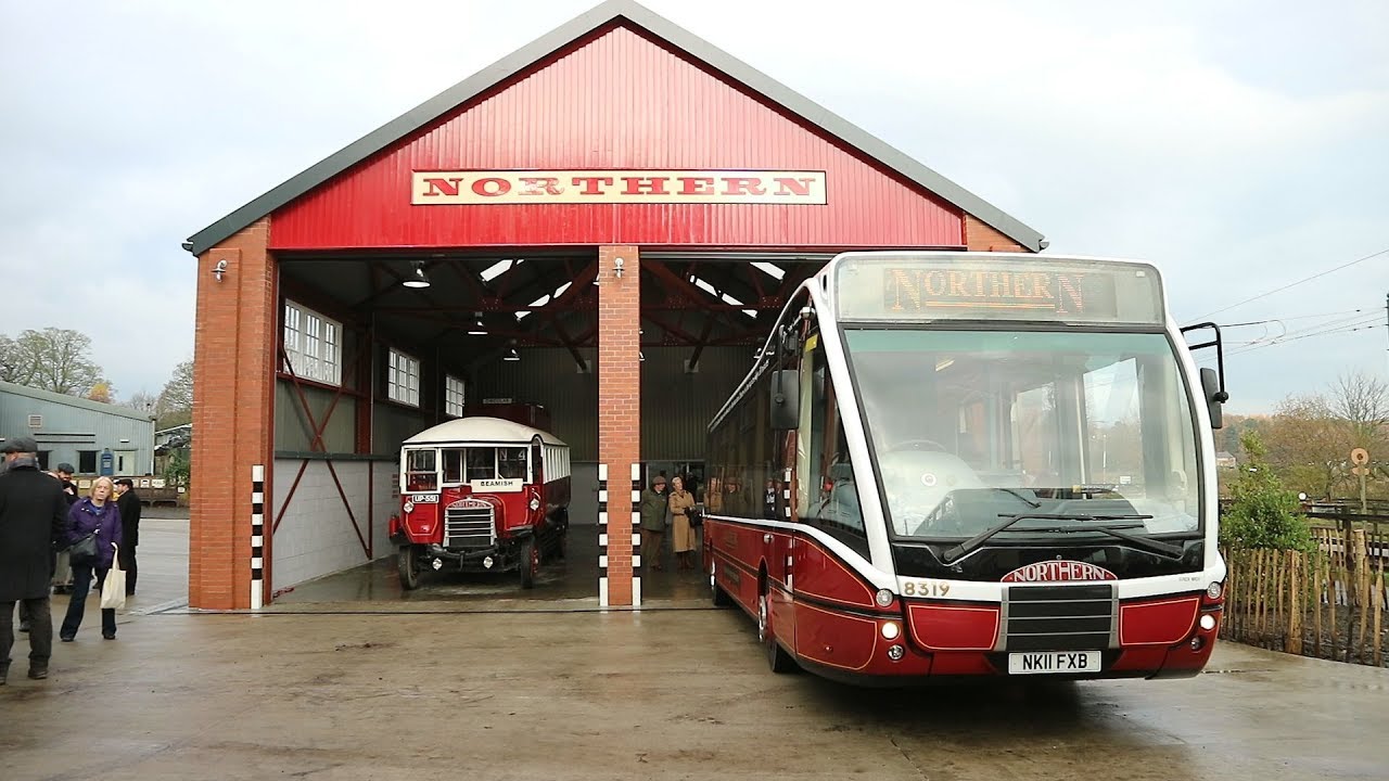 Northern General Transport Bus Depot Official Opening - YouTube