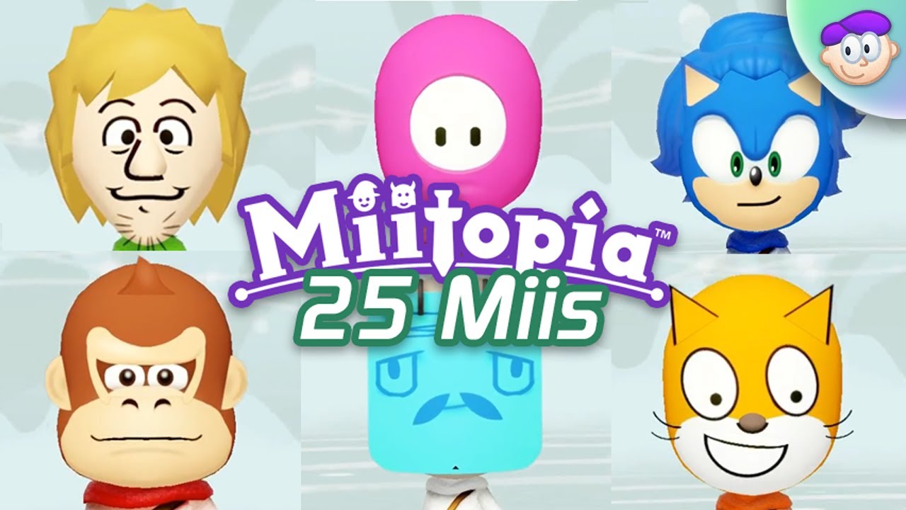 25 Miis for you to use in Miitopia! - YouTube
