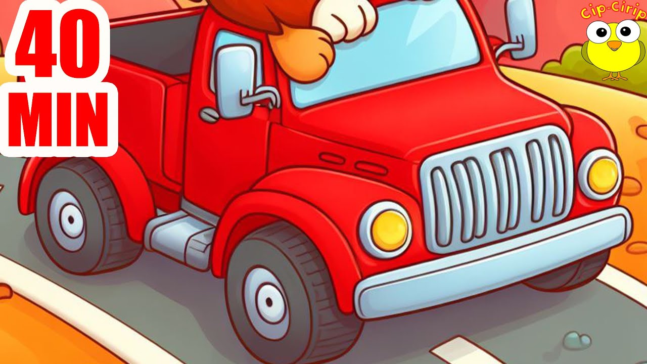 Masinuta-camion este grabita 🚚 - Cantece pentru copii (desene animate ...