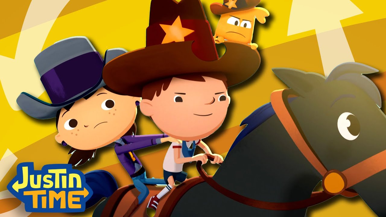 Cowboys & Horses 🐴 Justin Time 6 FULL EPISODES! 🤠 - YouTube