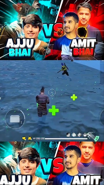 ajju bhai vs amit bhai/amitbhai vs ajjubhai/ORK OD gaming🤡/#shortvideo#short#viralshort#freefire ...
