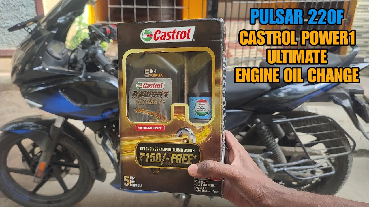 Castrol Power1 Ultimate Engine Oil Change | Peter Vlogs Tamil - YouTube