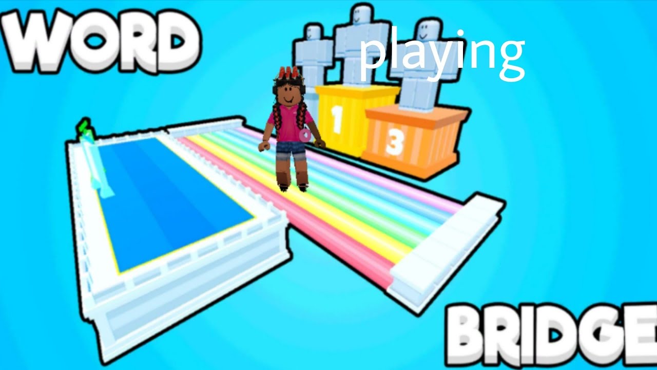 Playing word bridge||Diamond Lia||Roblox - YouTube