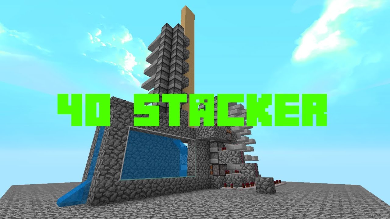 MINECRAFT 40 STACKER SUPER SIMPLE! - YouTube