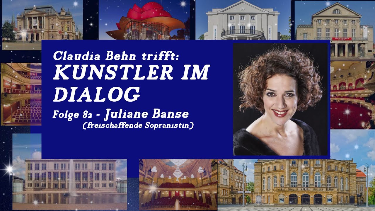 "Künstler im Dialog", Folge 82, Interview mit Sängerin Juliane Banse ...