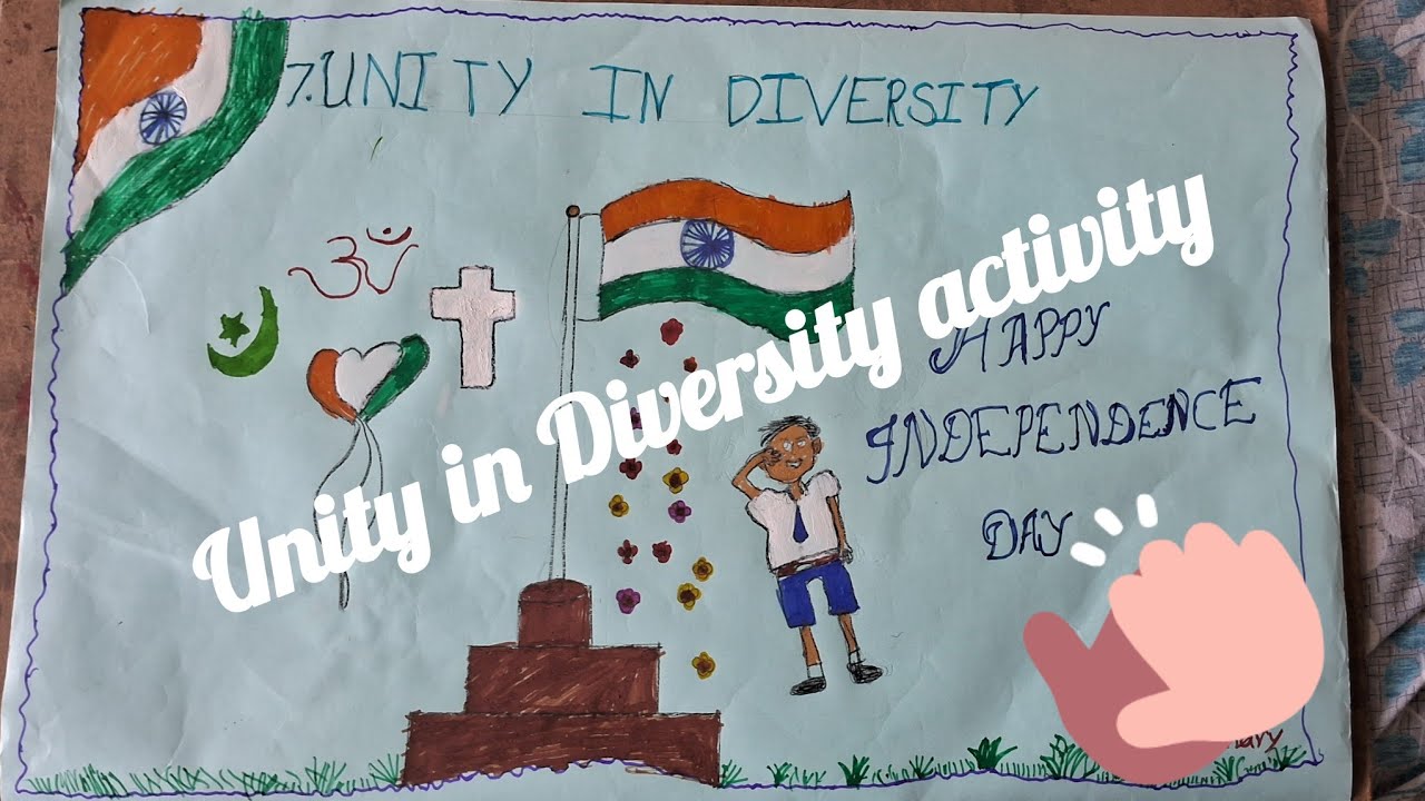 Unity in Diversity picture drawing - YouTube