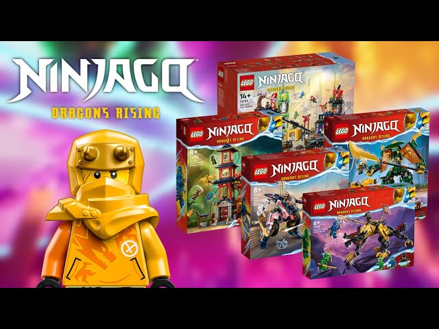 First Look Lego Ninjago Dragons Rising Sets Fly Into