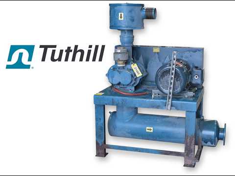 Used 20 HP Tuthill 5009-21L2 Vacuum Blower System | JM Industrial