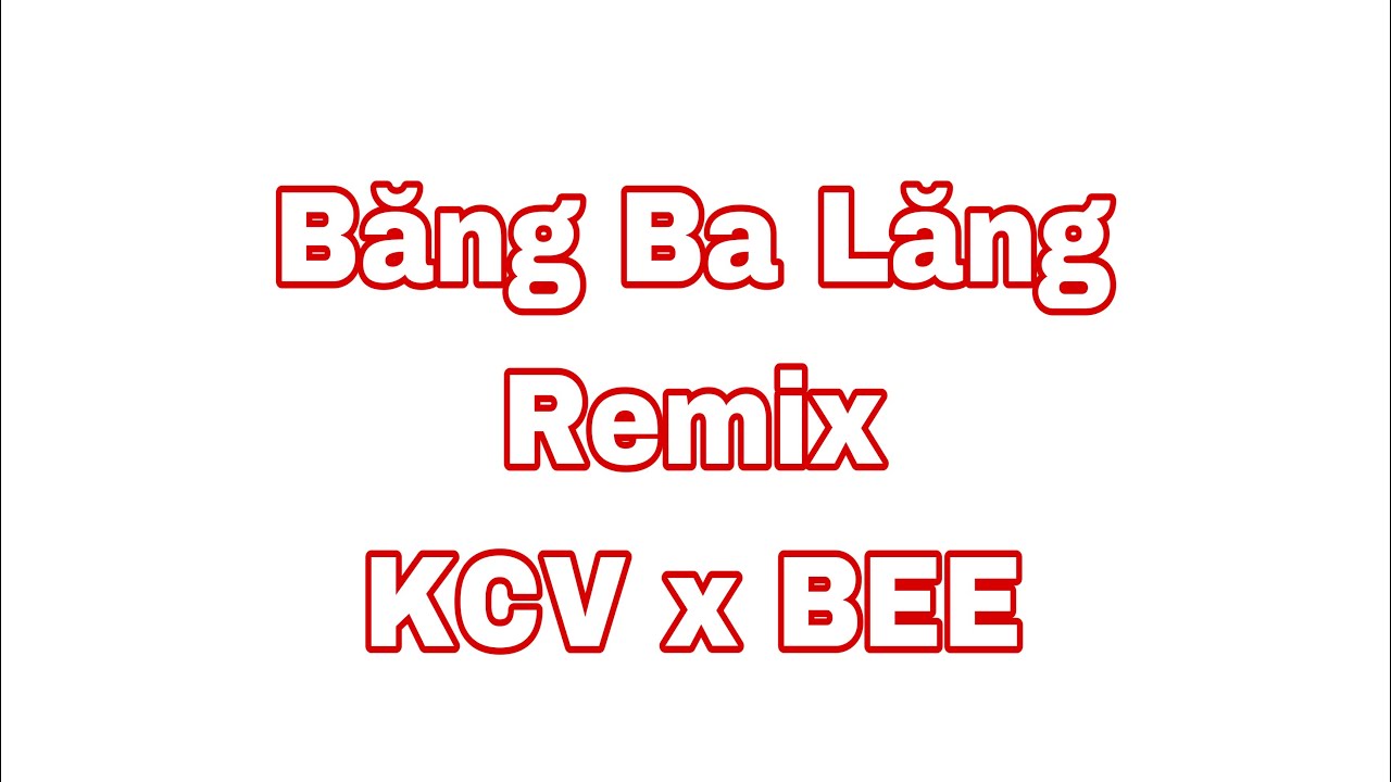 BANG LANG BA LANG - KCV ft BEE - YouTube