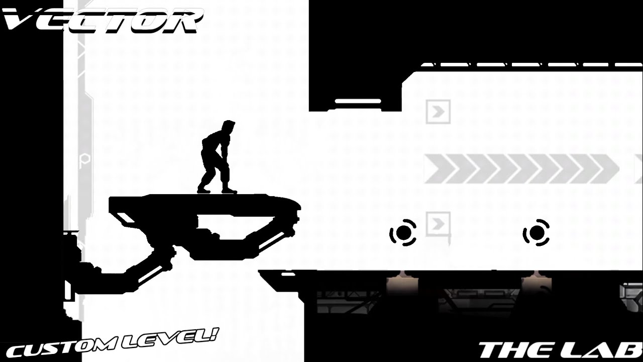 Vector - Playing The "Lab" Custom Level By Kekomilky! - YouTube