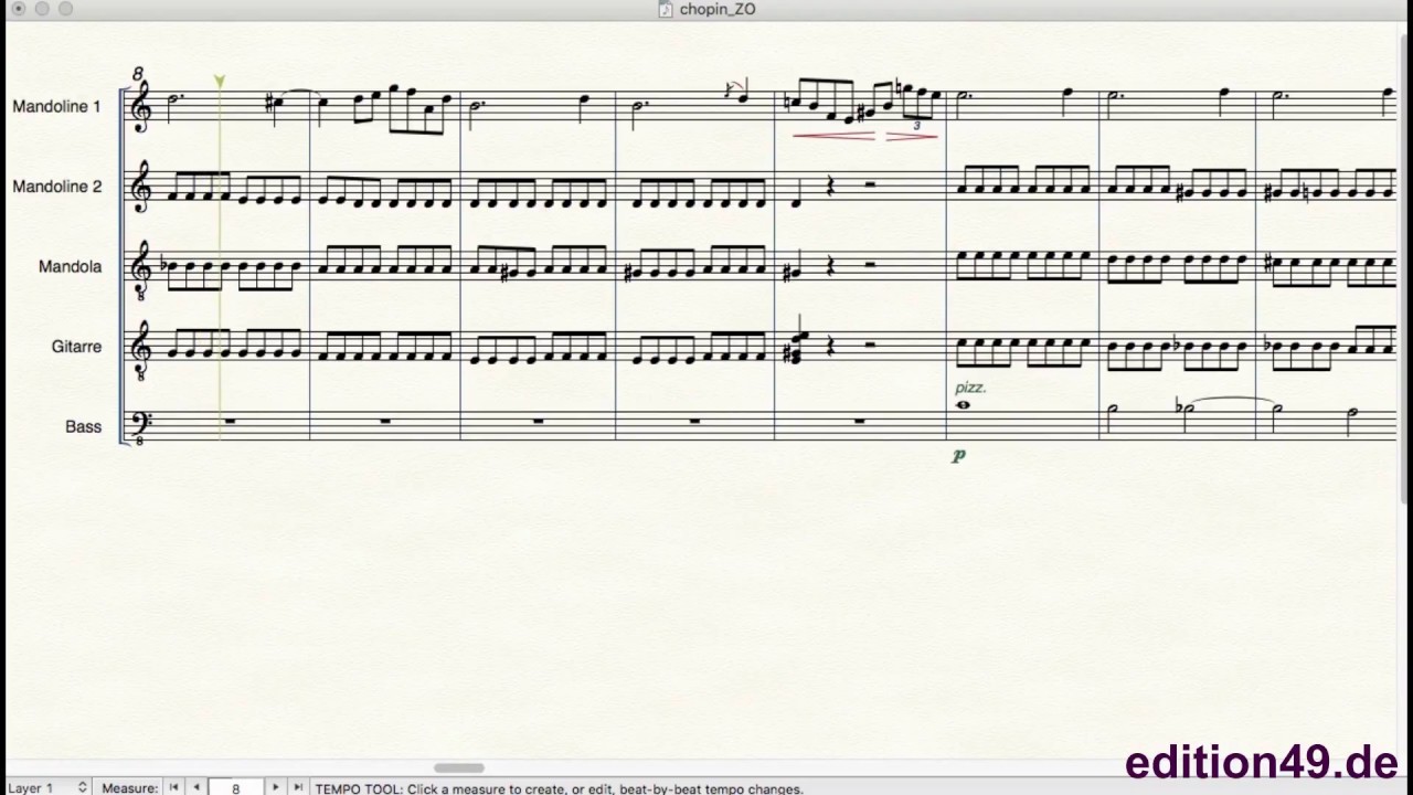 Chopin Prelude E-Minor op.28 no 4 Mandolin Orchestra Zupforchester ...