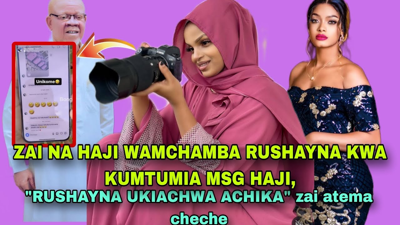 ZAILISHA NA RUSHAYNA WACHAMBANA LIVE WAKIMGOMBEA HAJI MANARA! HAJI ATOA ...