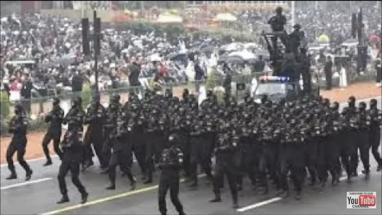 Republic Day Parade- NSG commandos in parade at Rajpath India Gate ...