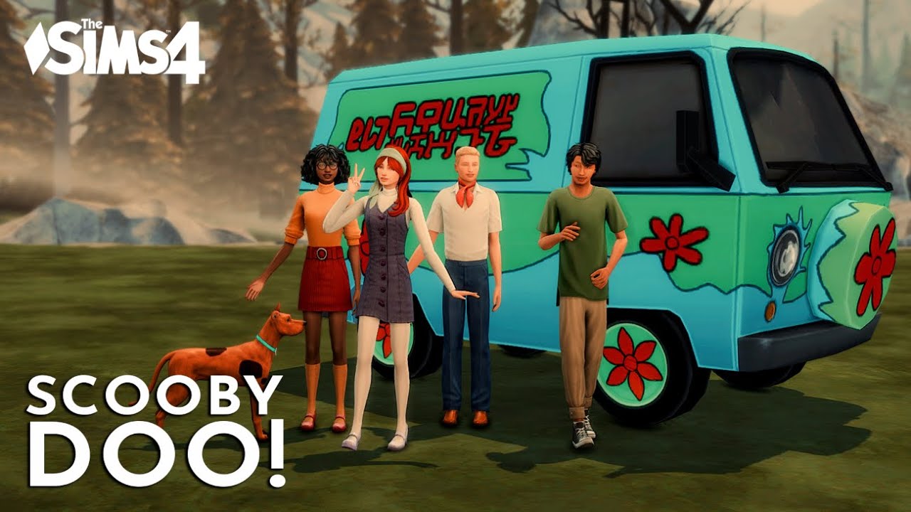 Scooby Doo Character Speed Build - CC - The Sims 4 - YouTube