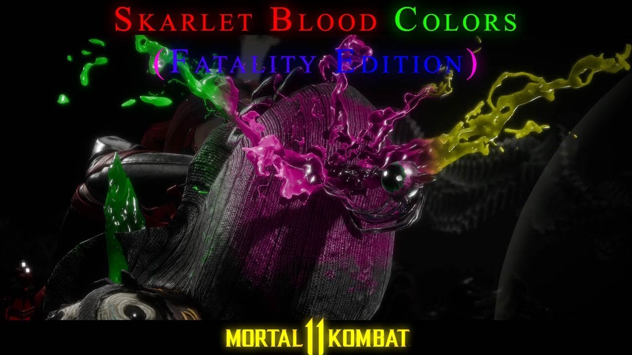 Skarlet Blood Colors (Fatality Edition) - Mortal Kombat 11 - YouTube