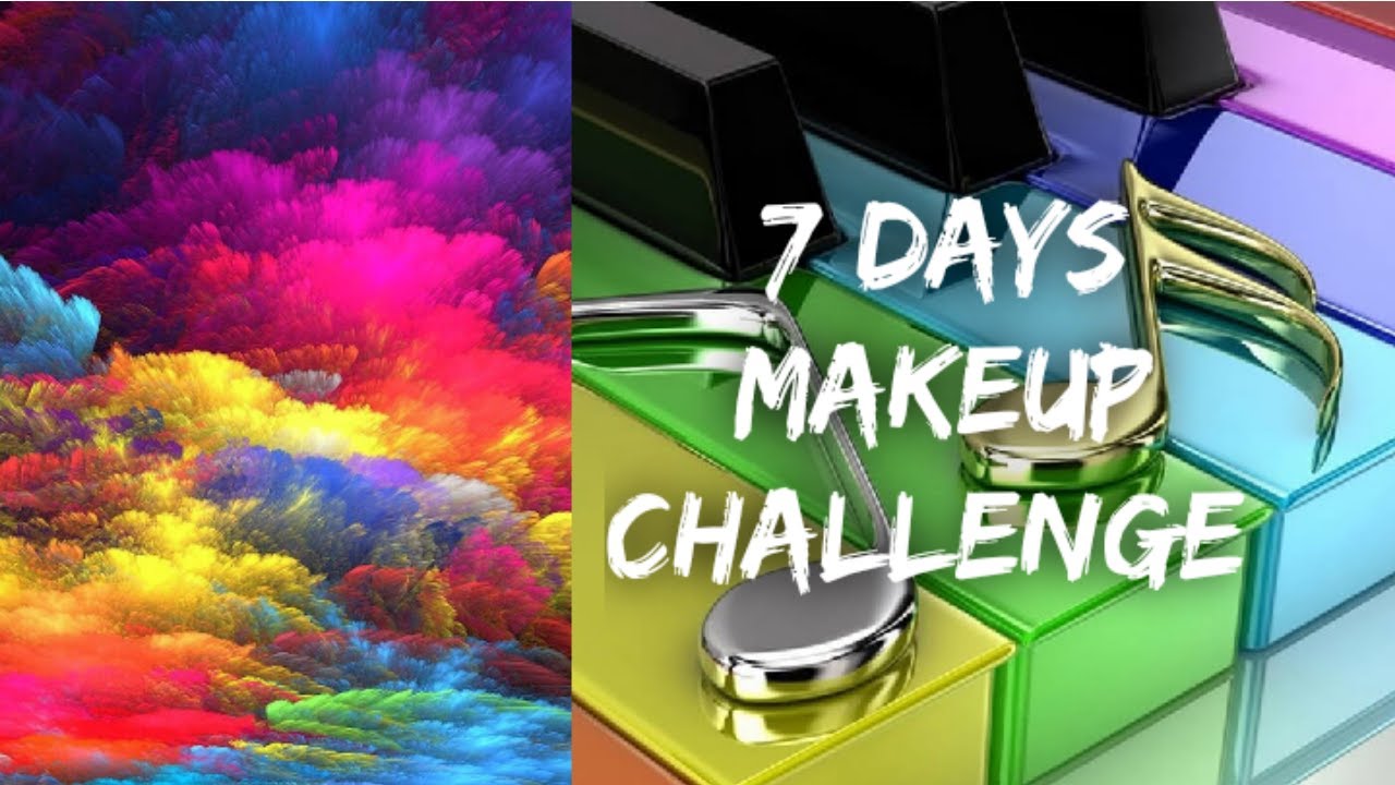 7 Days Makeup Challenge 🌈 | RHEA DSOUZA | - YouTube