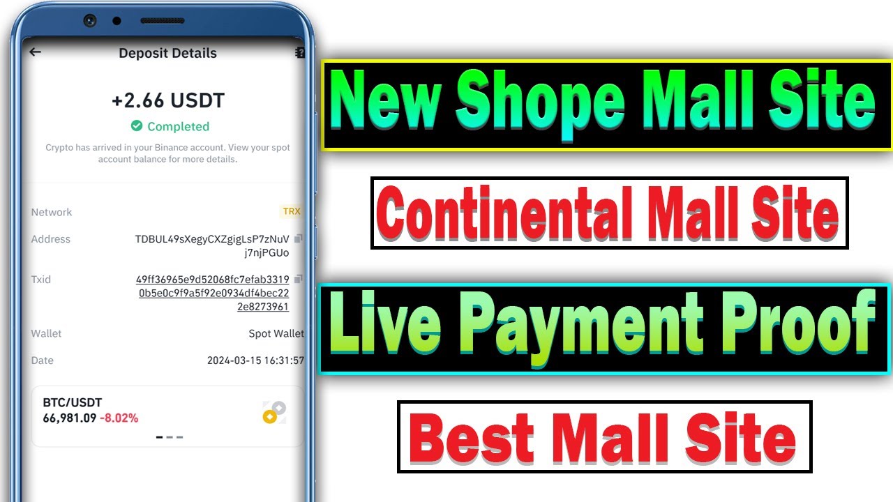 New Shope Site || Amazon Mall Part Time Job || Shopping Mall Earning ...
