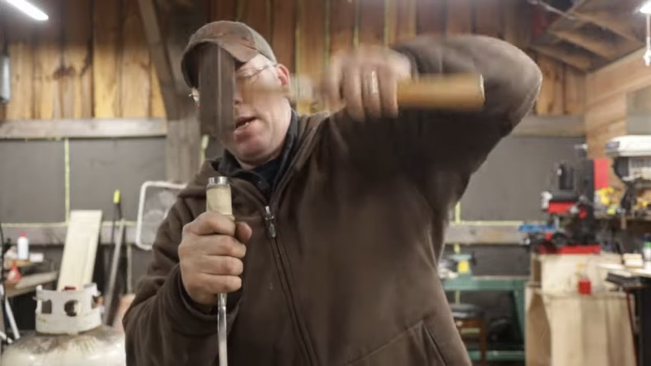 I'm Going To Beat This Beautiful Timber Framing Chisel With A Sledge ...
