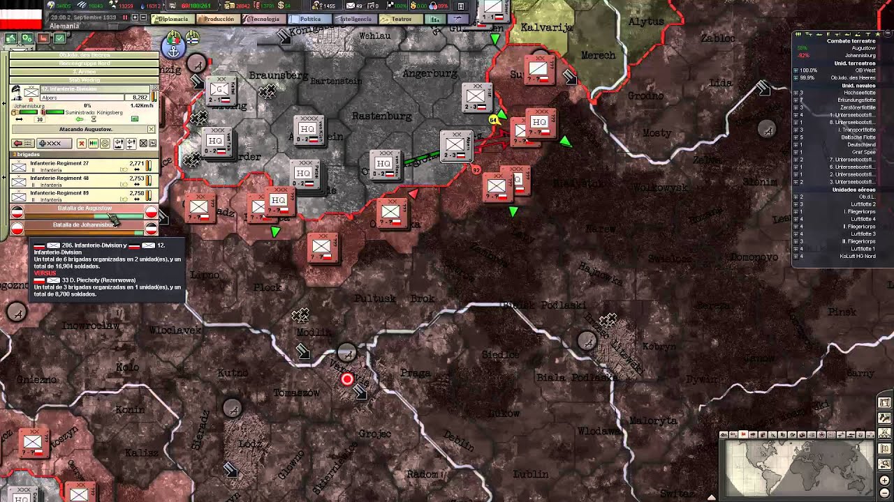 HOI3 Hearts Of Iron III Tutorial Avanzado Español IX. GestionMilitarII ...