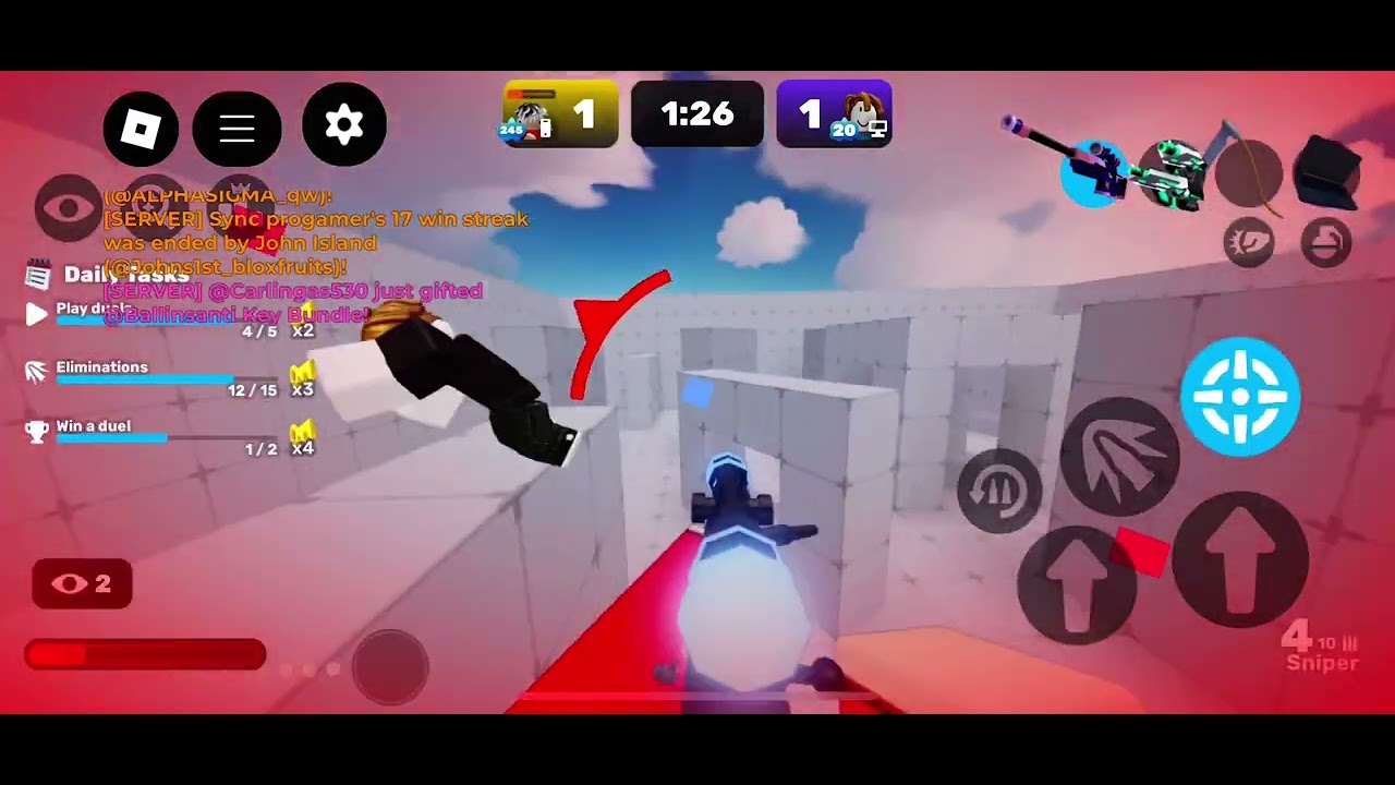 Beating a hacker in Roblox rivals (never hack) - YouTube