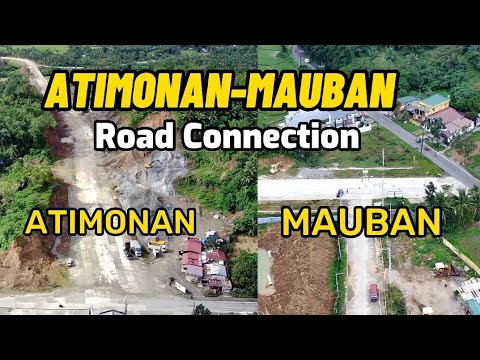 ATIMONAN-MAUBAN ROAD CONECTION | Eco Tourism Road | Aerial View - YouTube