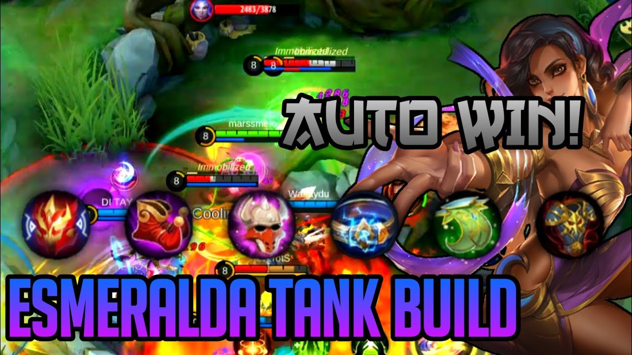 ESMERALDA TANK BUILD | AUTO WIN + TRASHTALK TEAMATE - MARSSMELO - YouTube