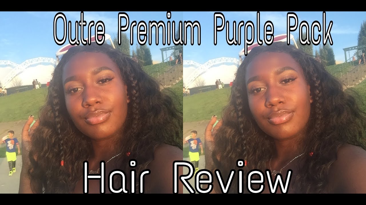 Outre Premium Purple Pack | 100% Human Hair | Hawaiian Wave Hair Review ...