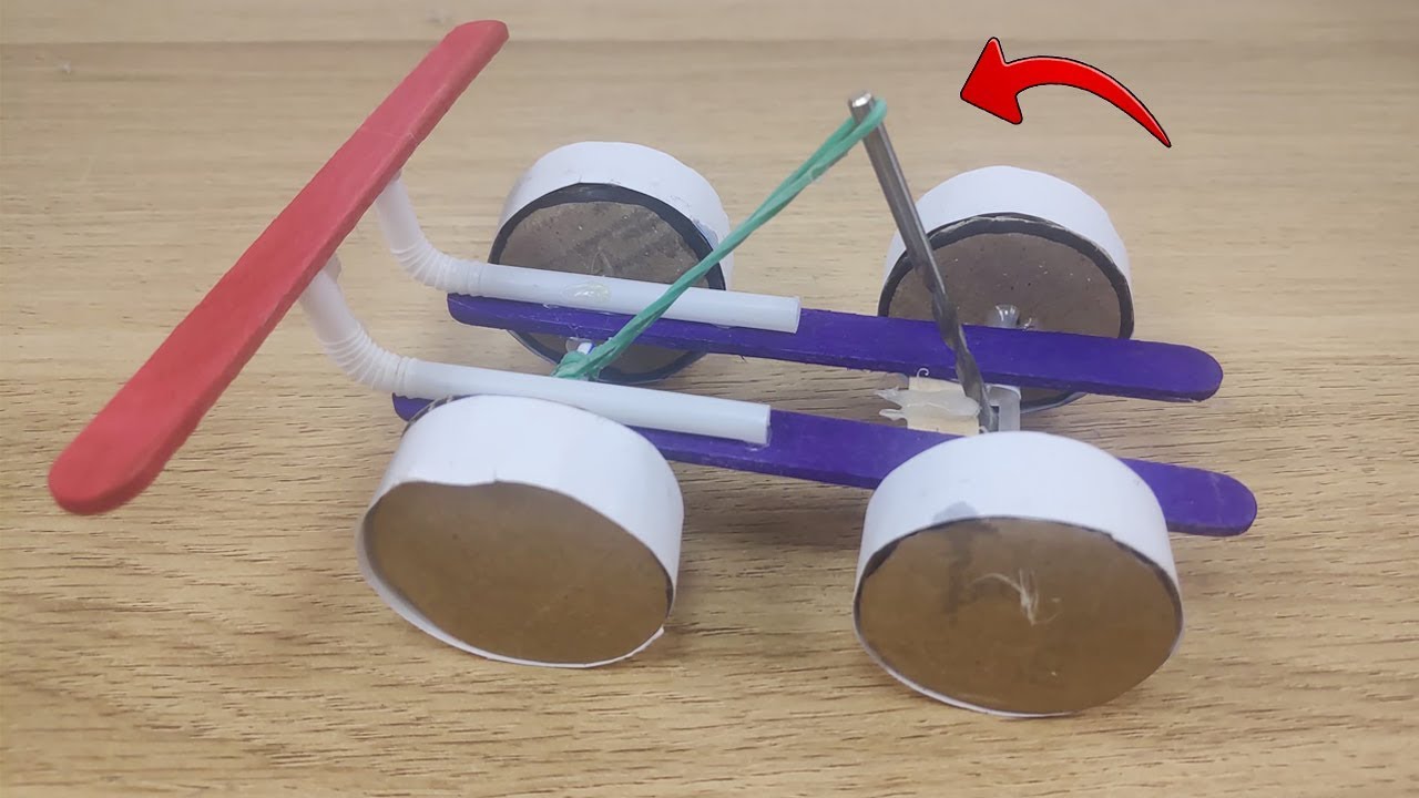 Recycled Toys Race Car - How To Make Your Own Toys Easily - YouTube