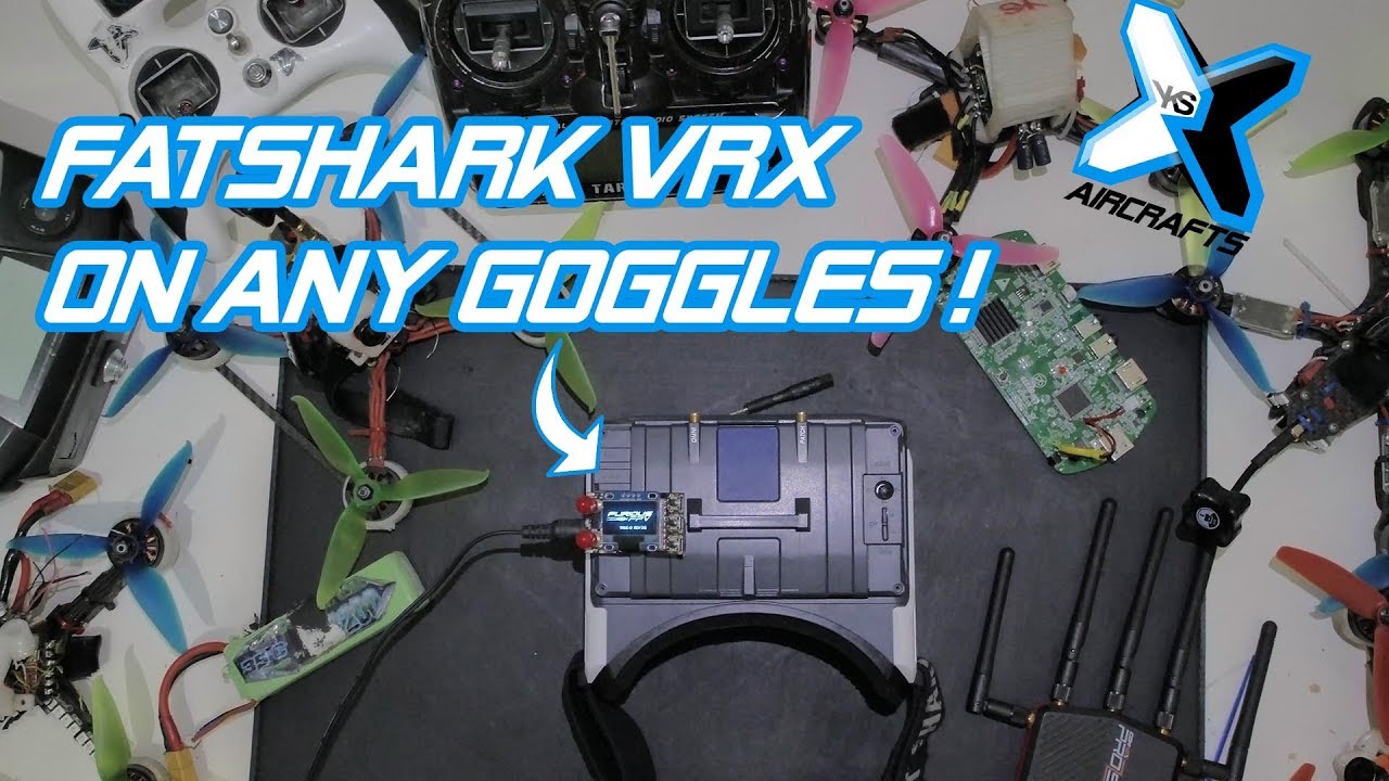 How to install Fatshark receiver module on any goggles or fpv screen ...