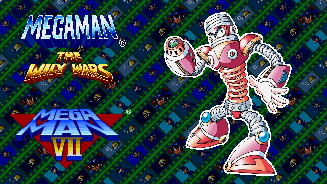 Spring Man's Stage (Boyoyon Paradise) - Mega Man 7 - Mega Man: The Wily ...