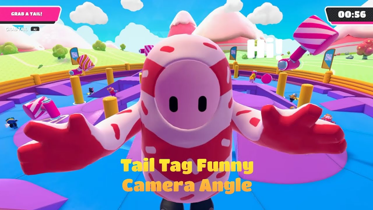 Fall Guys: Tail Tag Funny Camera Angle - YouTube