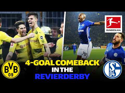 BORUSSIA DORTMUND 4-4 SCHALKE 04 | The Best COMEBACK of ALL-TIME ⁉️📚 | FULL LENGTH