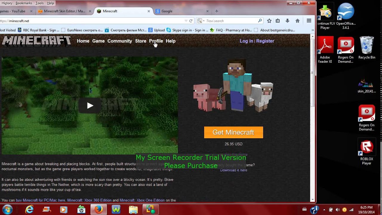 minecraft how to get a skin fast - YouTube