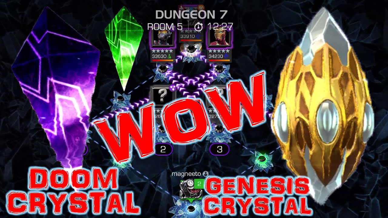 MCOC: CRYSTAL OPENING Doom Crystal And More | Awesome Dungeon With ...