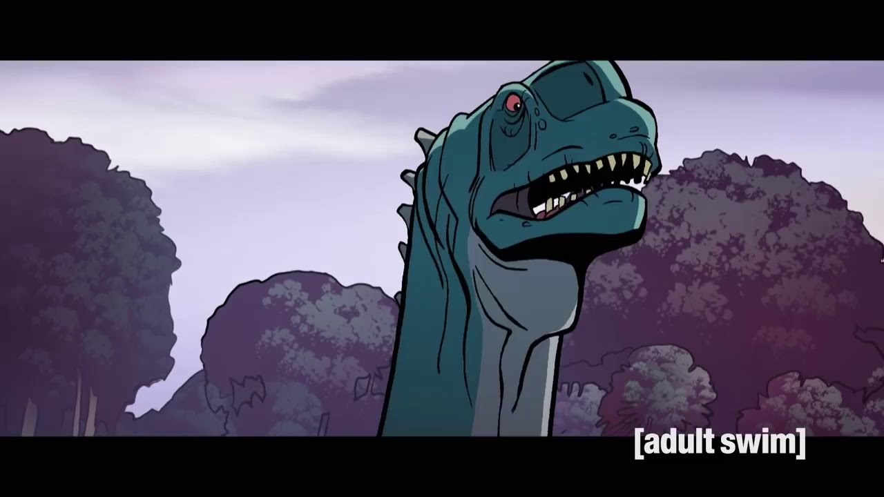 Primal Zombie Dinosaurs Adult Swim UK - YouTube