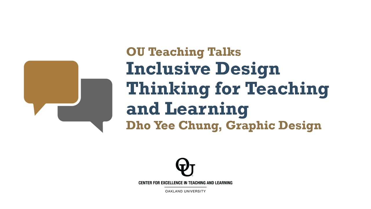 Inclusive Design Thinking for Teaching and Learning - YouTube