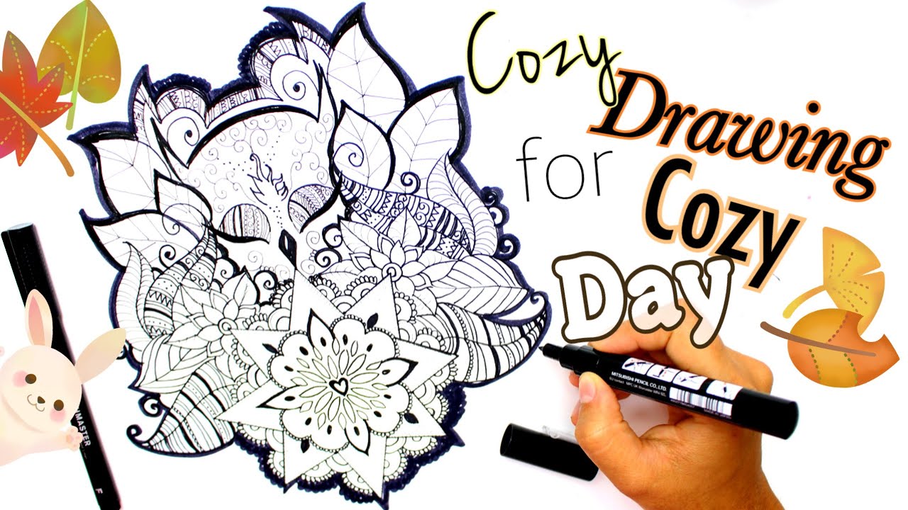 ☕️Cozy Drawing for Cozy Day🍁#FALLSERIES☕️ - YouTube