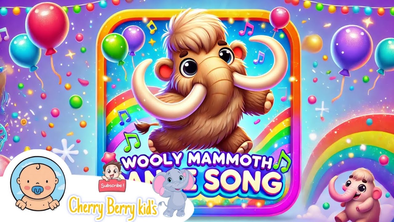 Woolly mammoth 🦣 celebration | Cute woolly s | Tamil song with ...