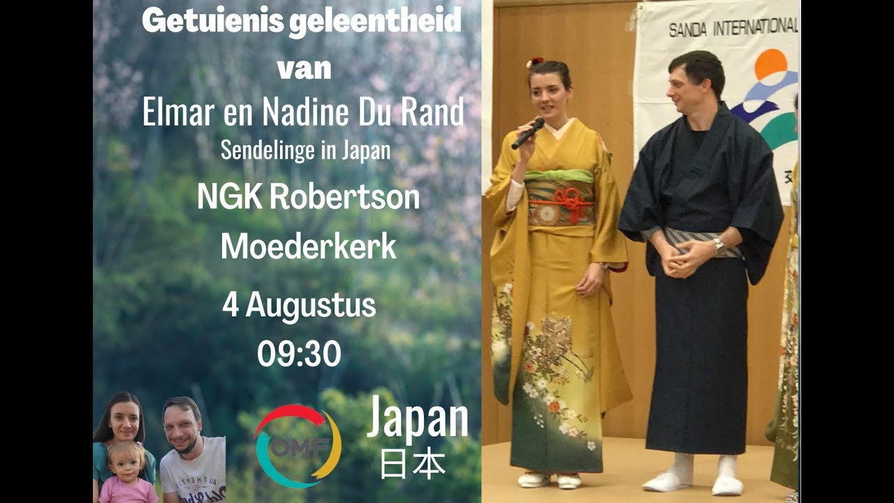 04 Augustus 2024 - Getuienisgeleentheid van Elmar en Nadine du Rand ...