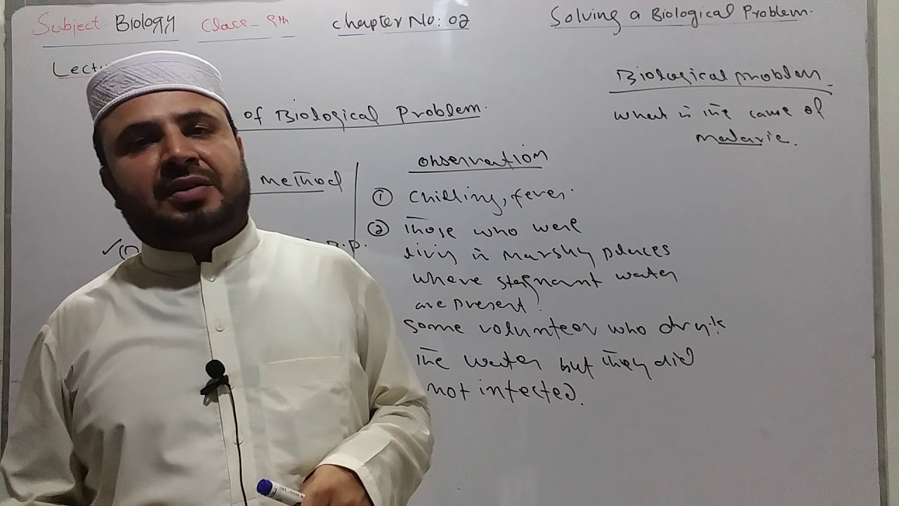 Biology, Class 9th, Chapter 2, Lec 3, Example of Biological Problem 1 ...