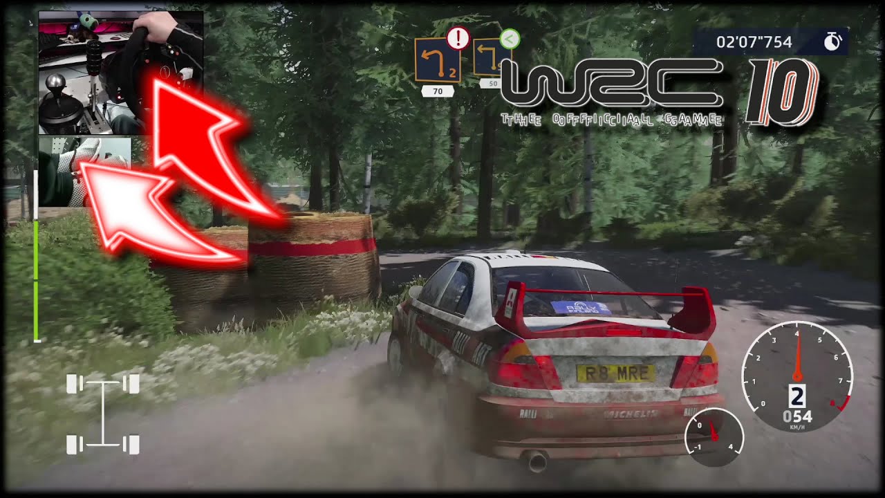 Mitsubishi Lancer Evo V WRC Rally Finland 2SS / WRC 10 Thrustmaster ...