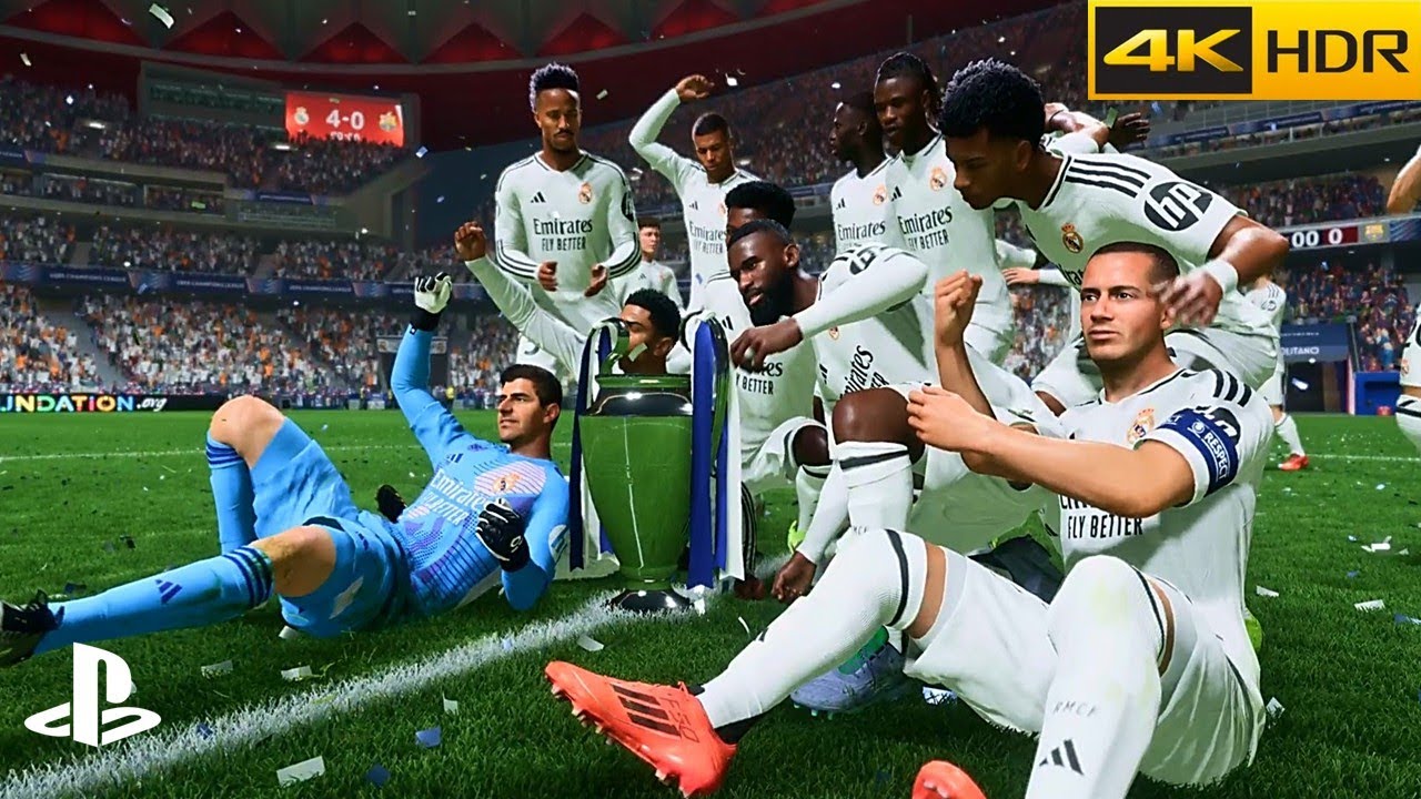 EA FC 25 | 4K 60FPS UHD | El Clásico Realism | Barcelona vs Real Madrid ...