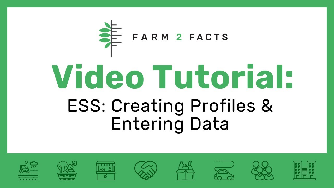 ESS Tool: Creating Profiles and Entering Data (2.0) - YouTube
