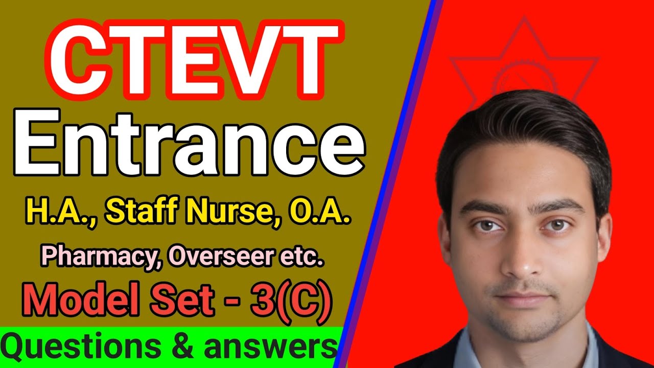 Ctevt entrance preparation exam questions and answers 2081 । Staff ...